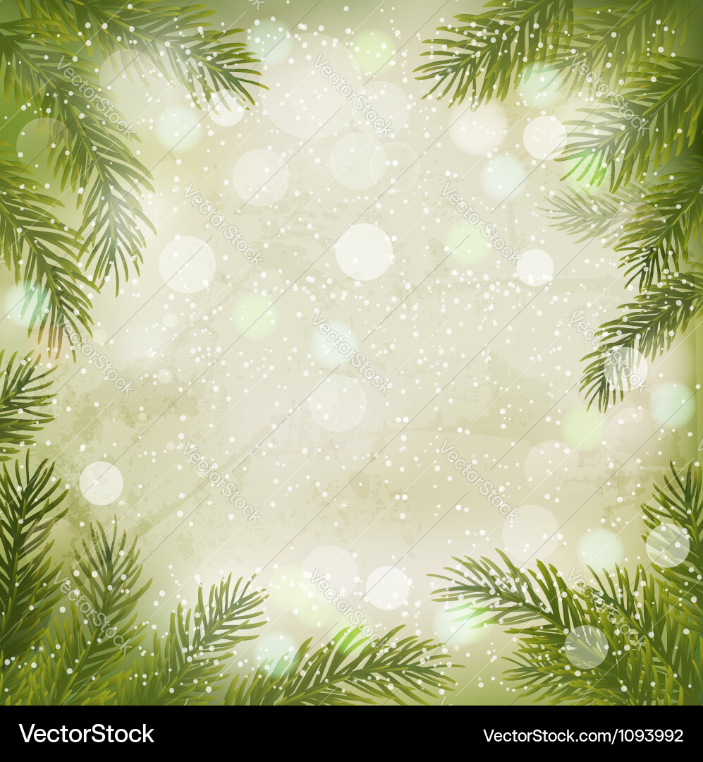 Christmas retro background Royalty Free Vector Image