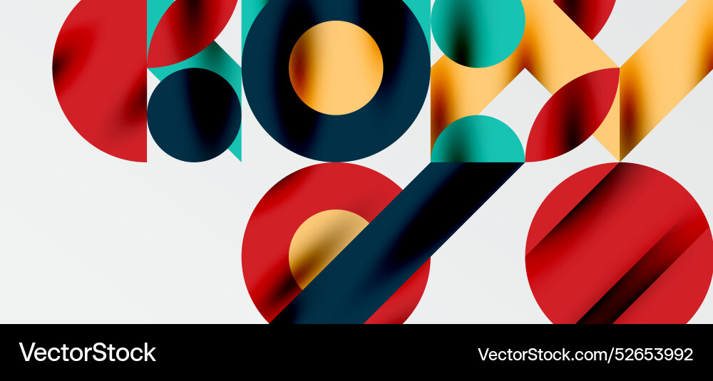 Geometric neo patterns abstract background Vector Image