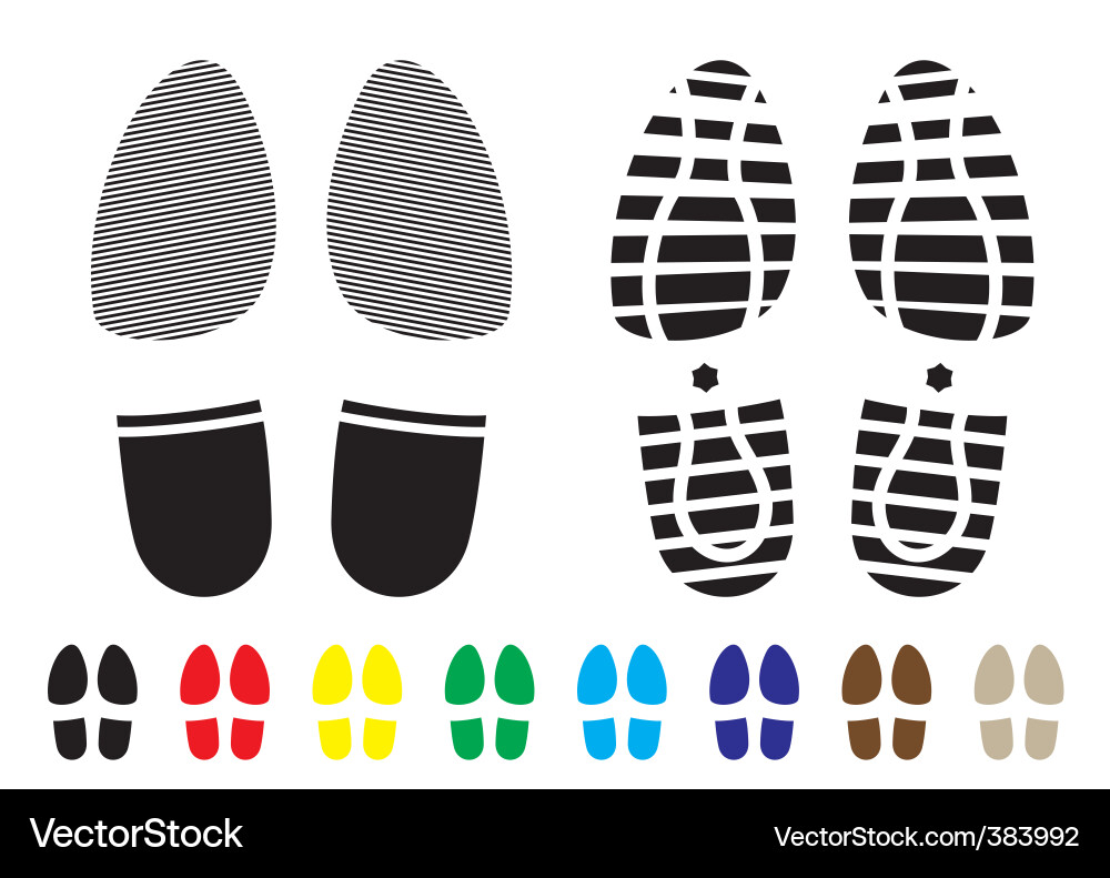 Shoe pattern Royalty Free Vector Image - VectorStock
