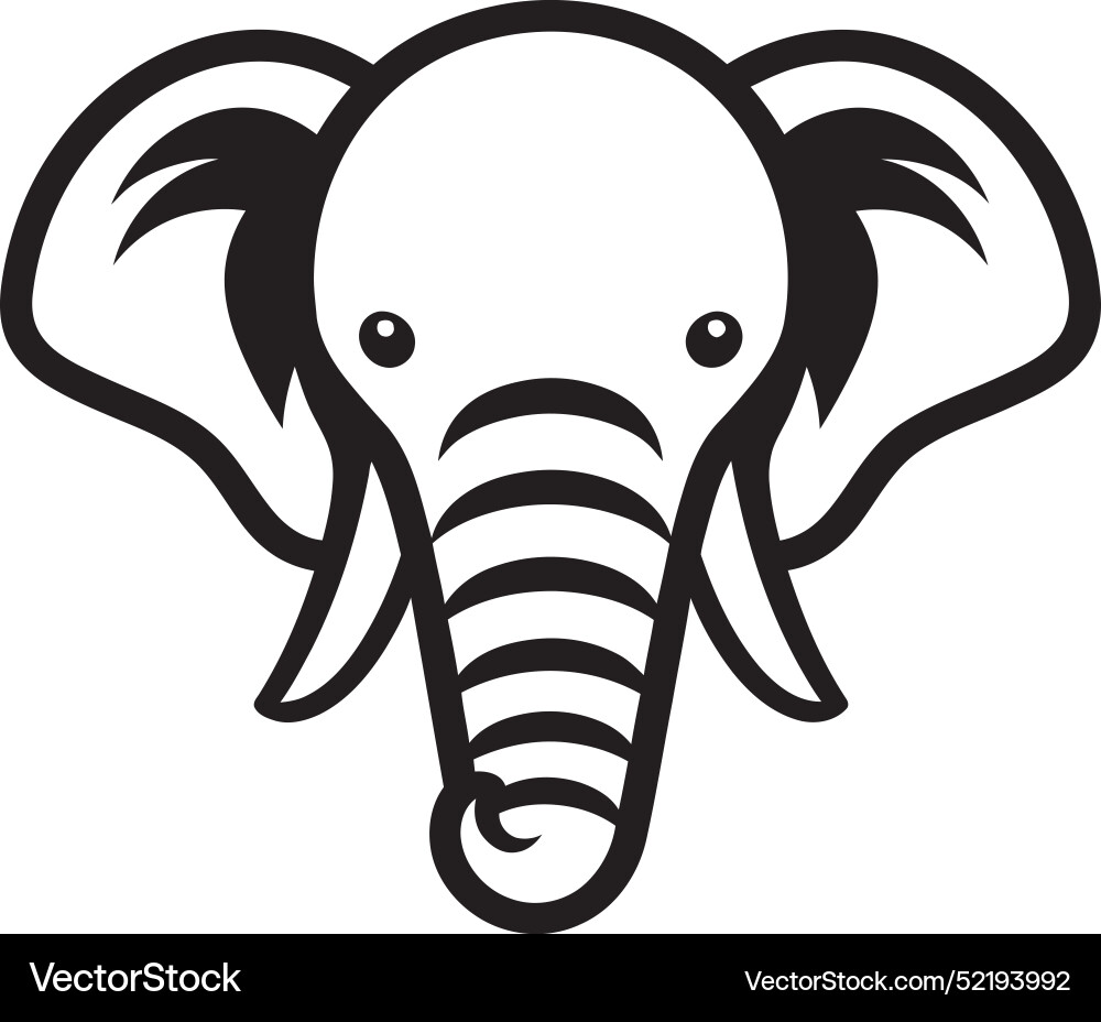 Tusks and teeth the secrets of elephant Royalty Free Vector