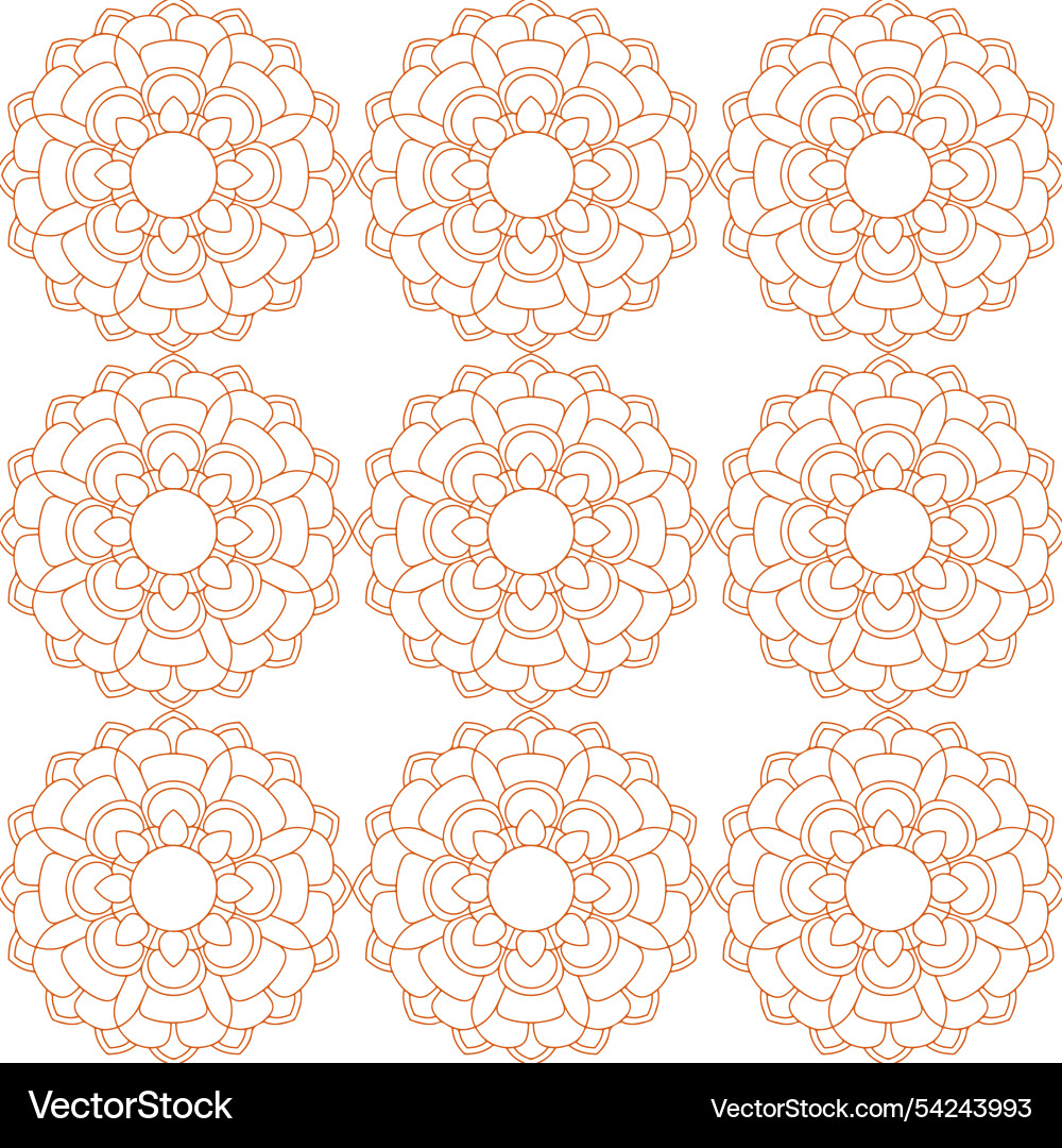 Abstract mandala design Royalty Free Vector Image