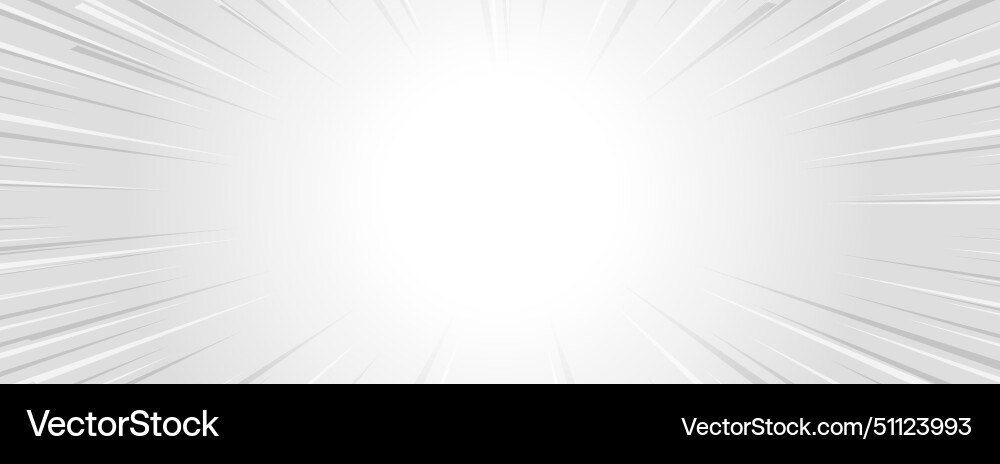 Cartoon style zoom line explosion banner Vector Image