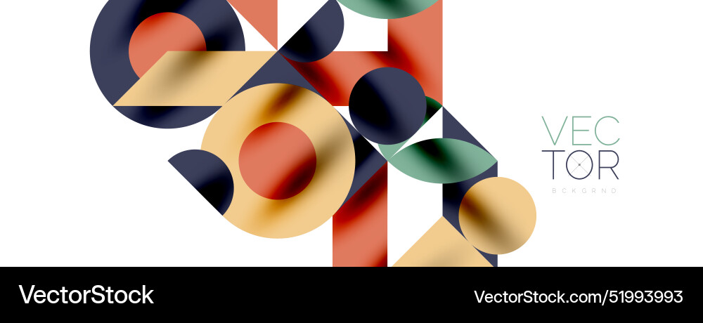 Circle pattern round elements with lines Vector Image