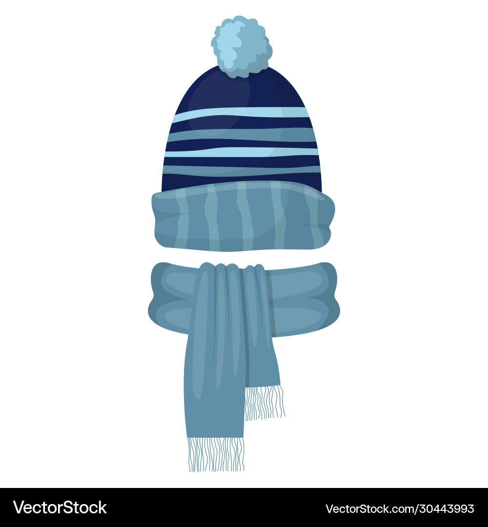 Winter cap Royalty Free Vector Image - VectorStock