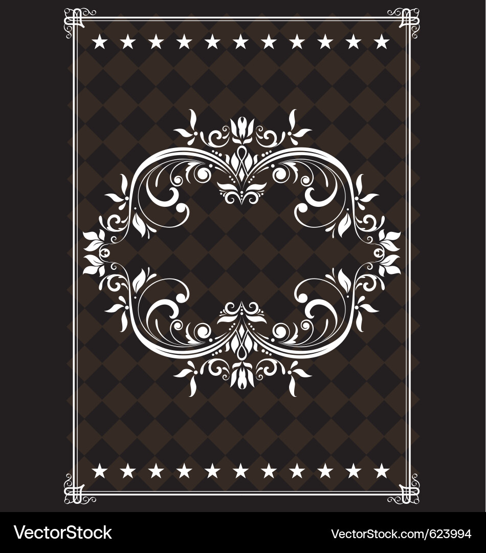 Floral Frame Pattern Royalty Free Vector Image