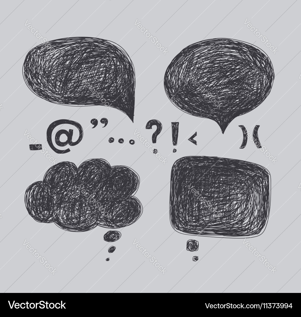 Punctuation Marks Cloud Royalty Free Vector Image