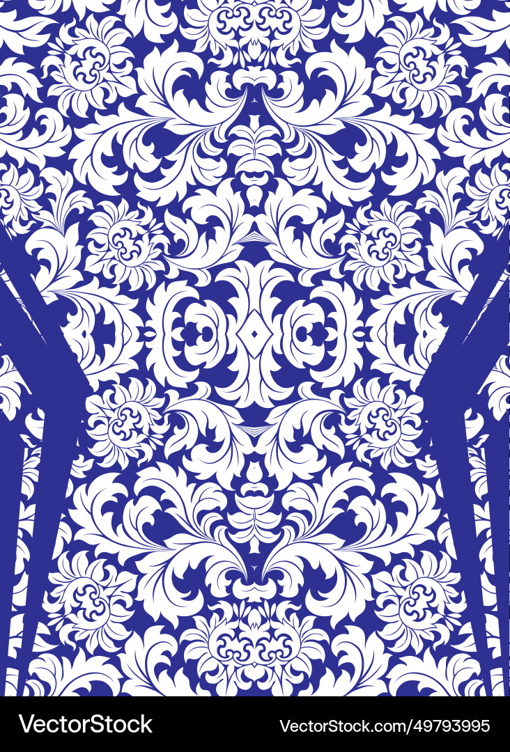 Floral Sport Pattern - Uniform Royalty Free Vector Image