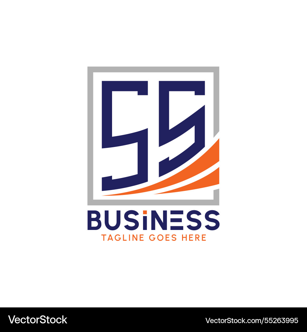 Letter ss business logo modern Royalty Free Vector Image