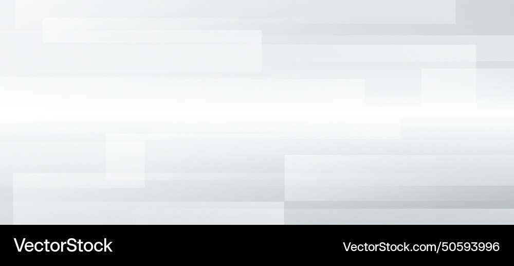 Abstract white geometric rectangle background Vector Image