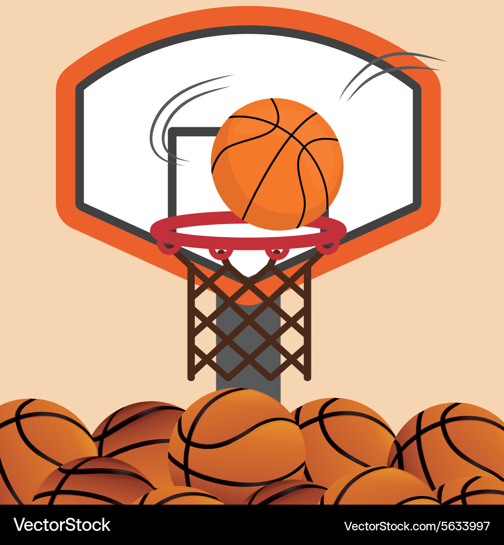 Basketball design Royalty Free Vector Image - VectorStock