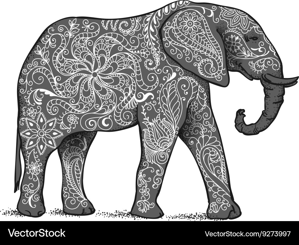 Elephant grey Royalty Free Vector Image - VectorStock
