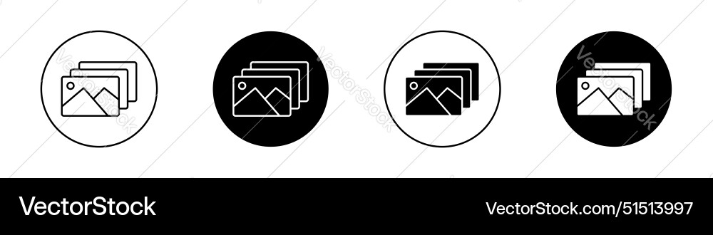 Gallery icon Royalty Free Vector Image - VectorStock