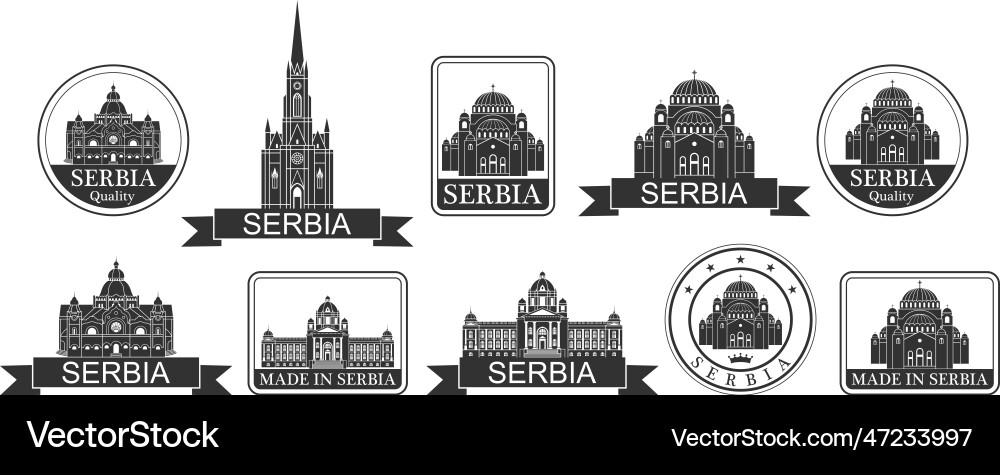 Serbia Royalty Free Vector Image - VectorStock