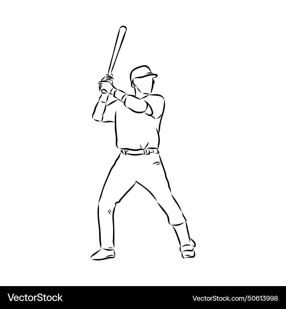 Doodle style baseball and glove in format Vector Image