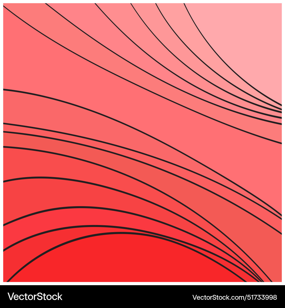 Red shades color in square background – Royalty-Free Vector | VectorStock