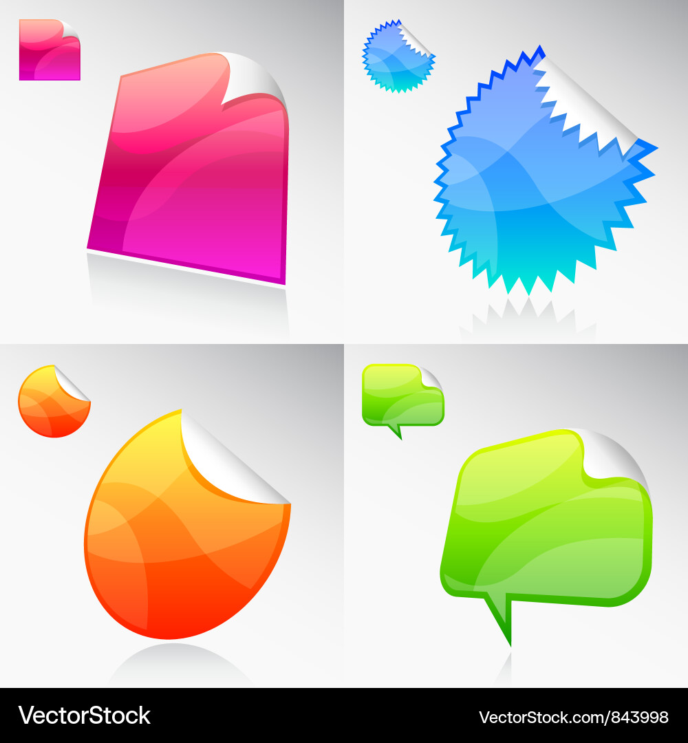 Stickies Royalty Free Vector Image - VectorStock