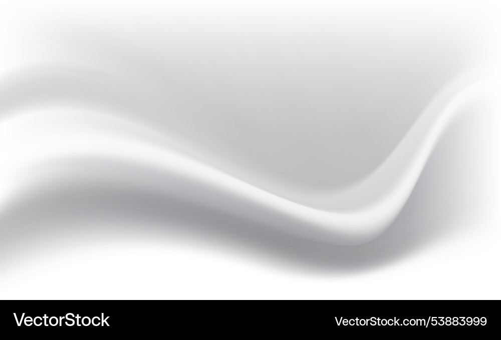 Abstract white luxury wave curve background Vector Image