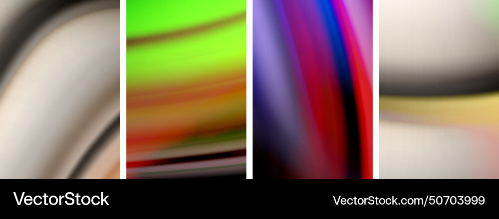 Blurred color line backgrounds Royalty Free Vector Image