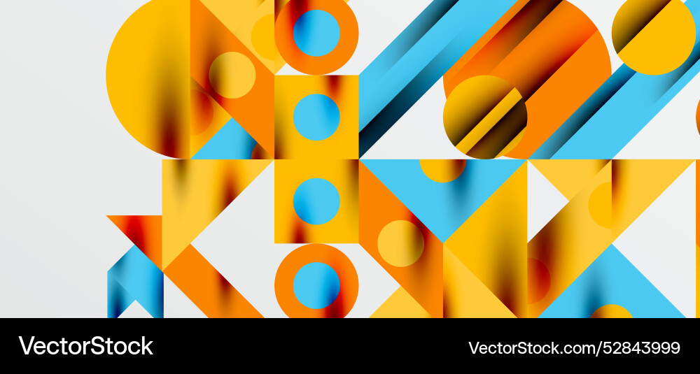 Geometric neo patterns abstract background Vector Image