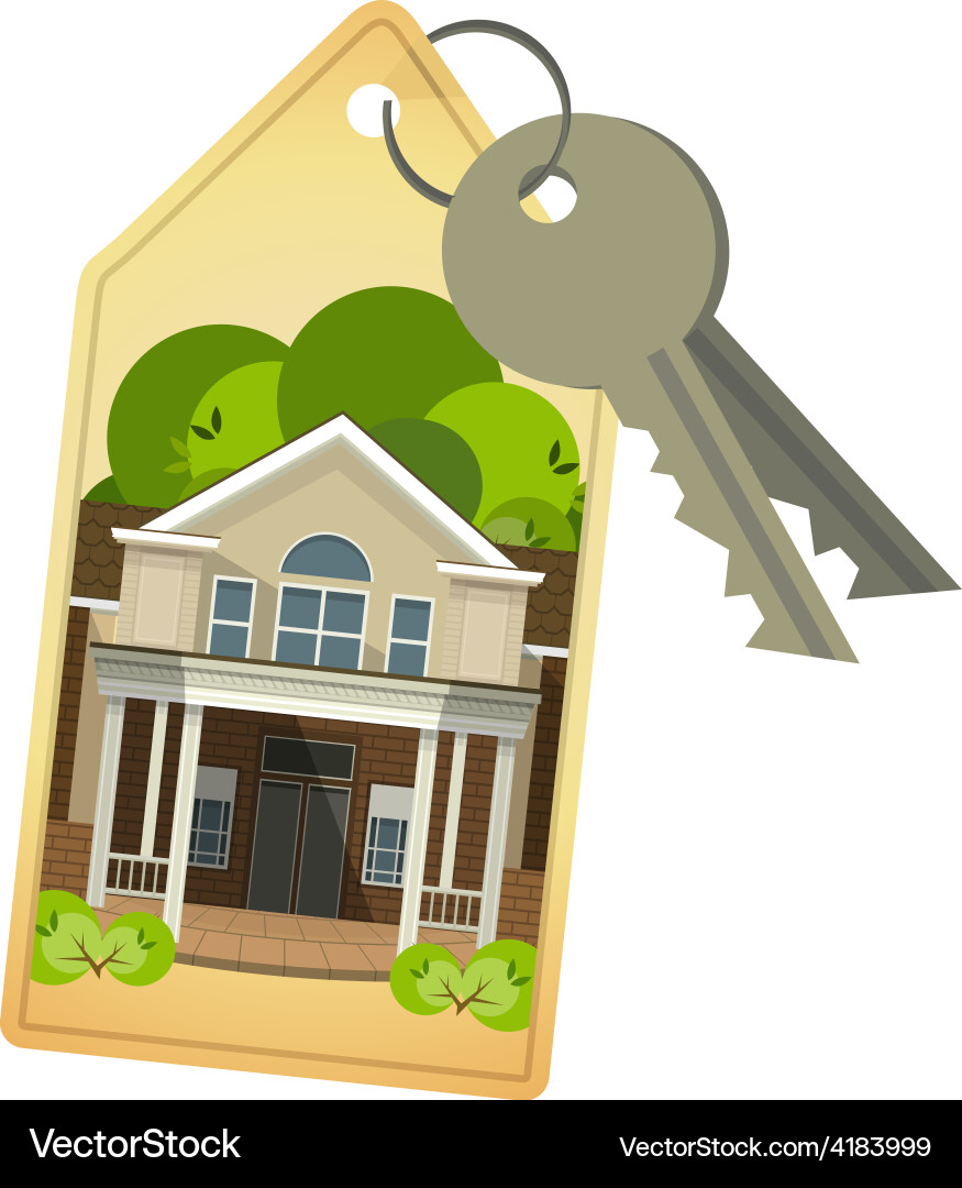 House keys Royalty Free Vector Image - VectorStock