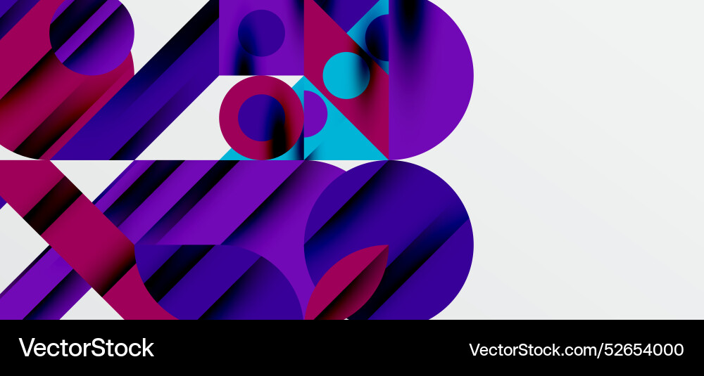 Geometric neo patterns abstract background Vector Image