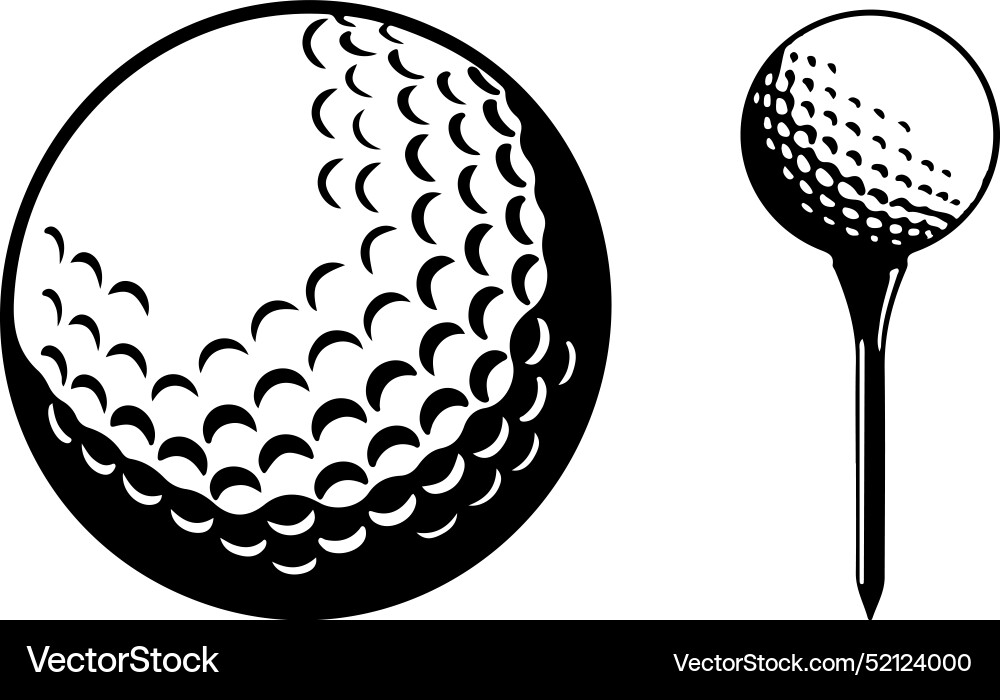 Golf icon isolated on white background Royalty Free Vector