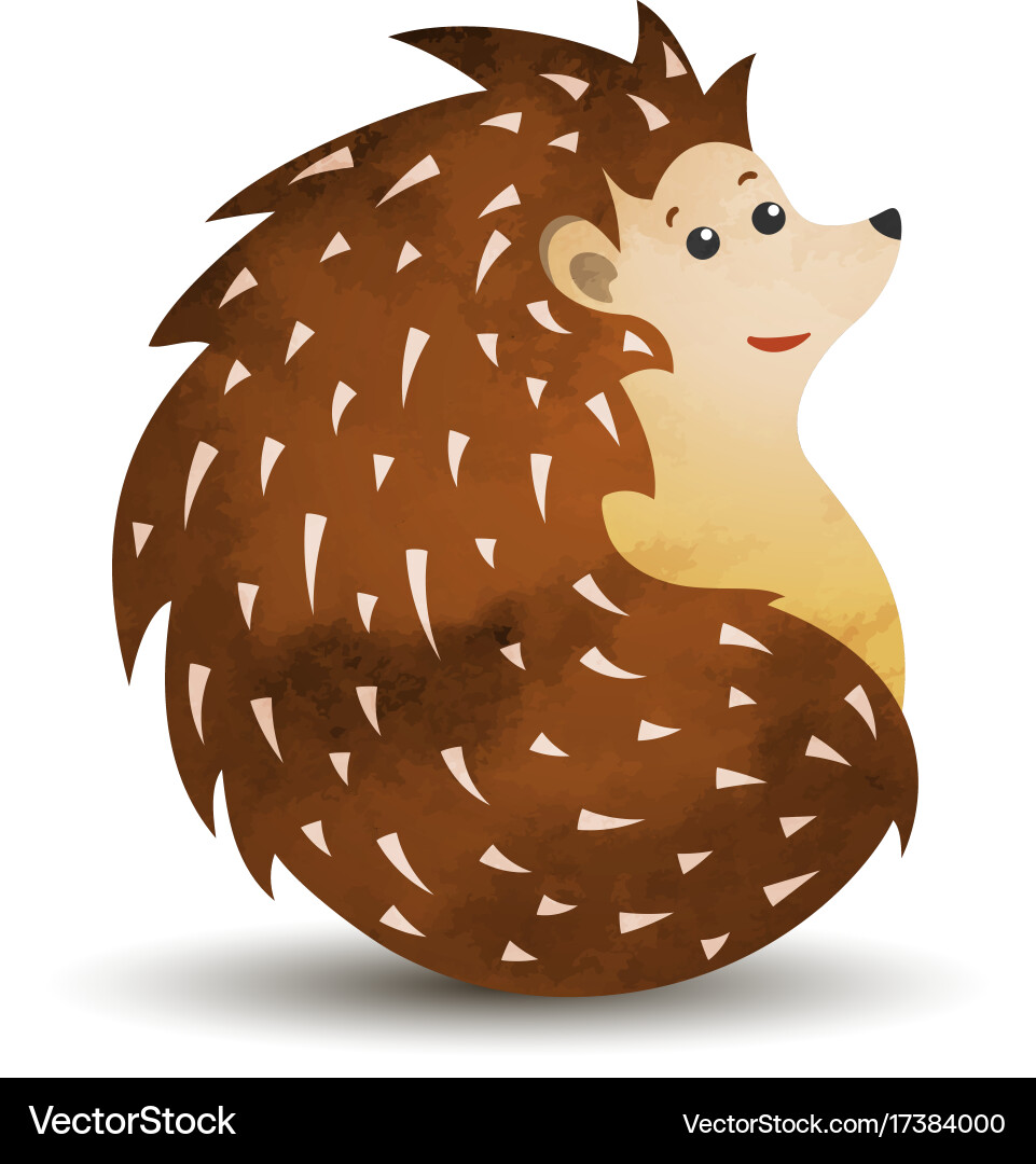 Hedgehog Royalty Free Vector Image - VectorStock