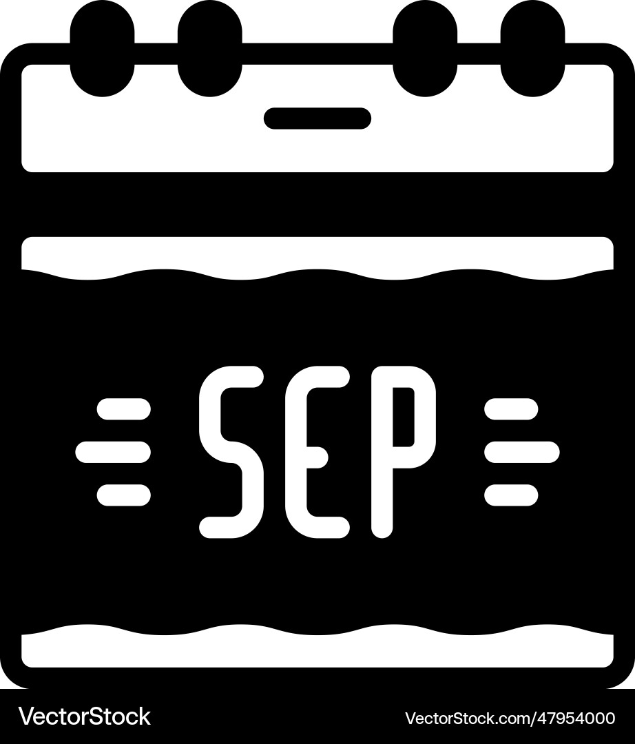 Sep Royalty Free Vector Image - VectorStock