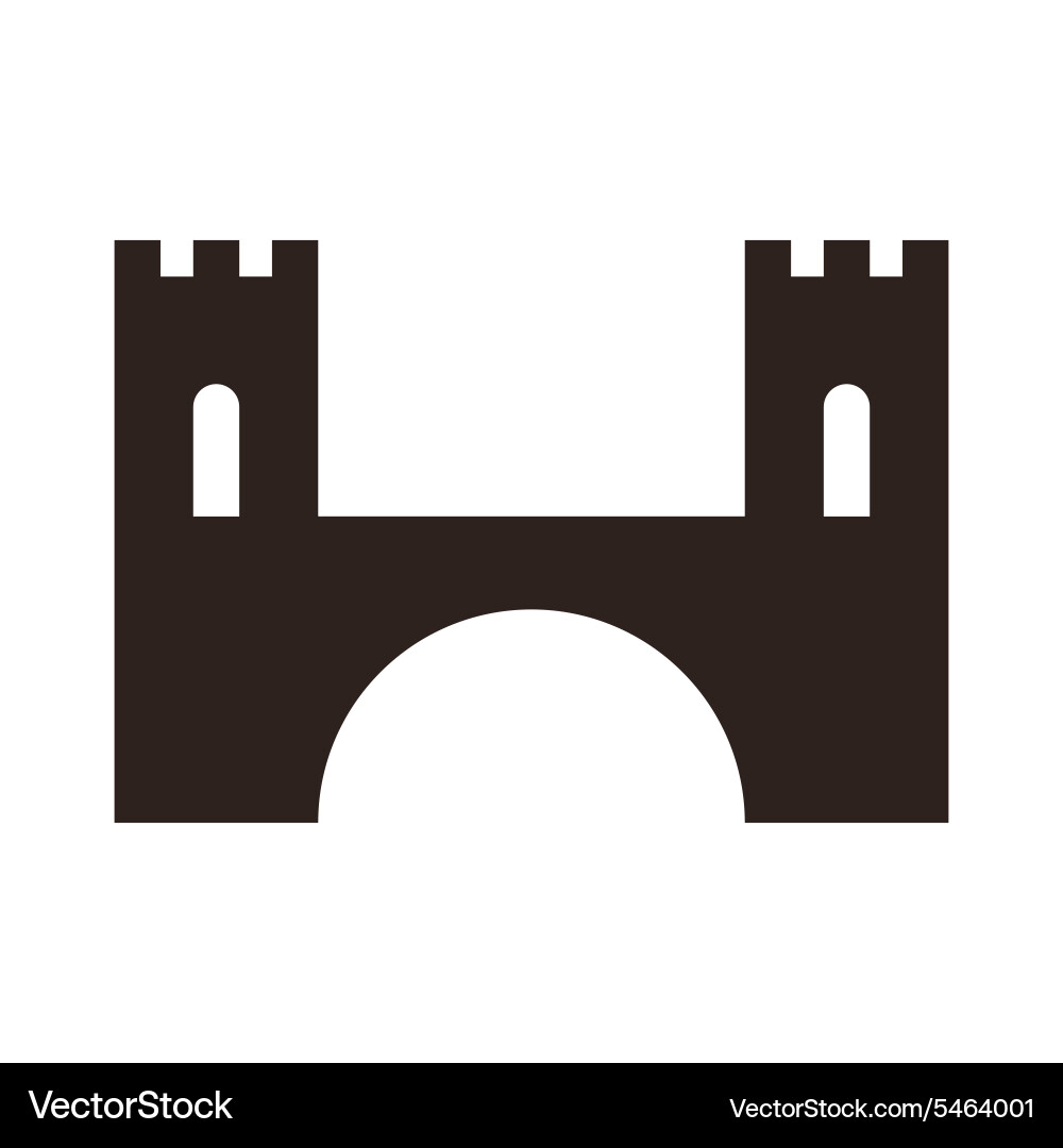 Bridge icon Royalty Free Vector Image - VectorStock