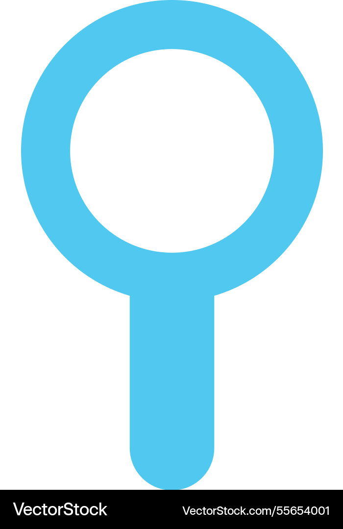 Search flat web icon concept Royalty Free Vector Image