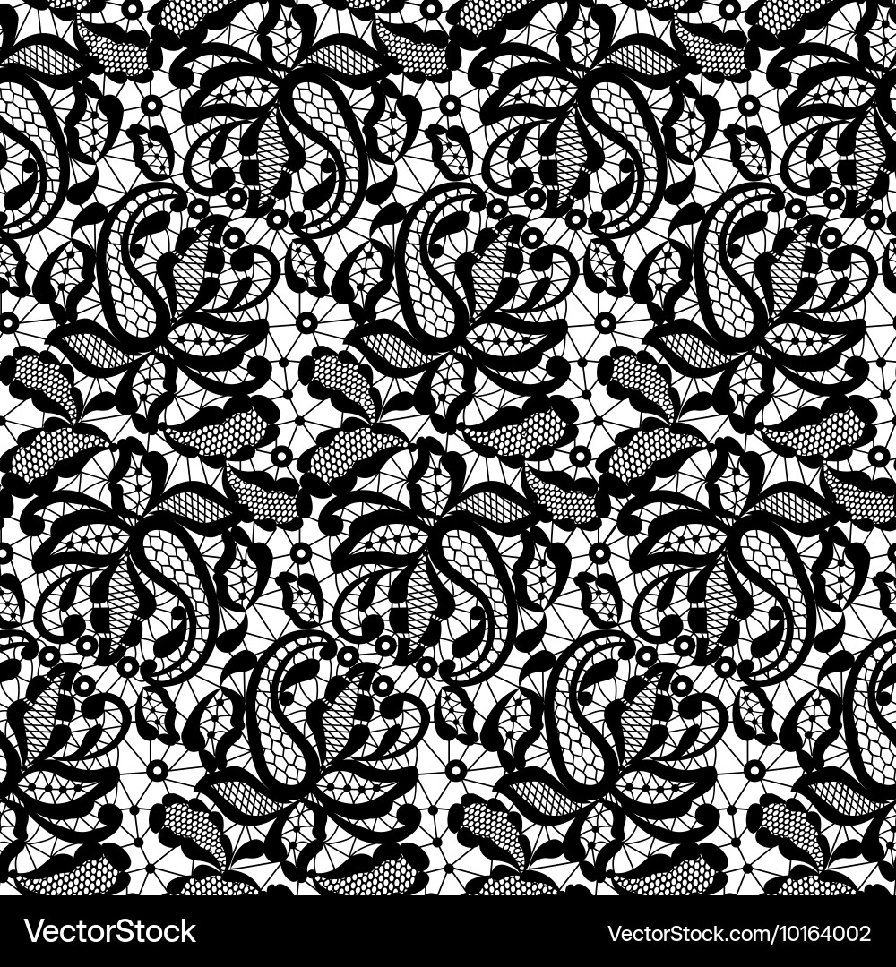 Black Lace Texture Royalty Free Vector Image - VectorStock