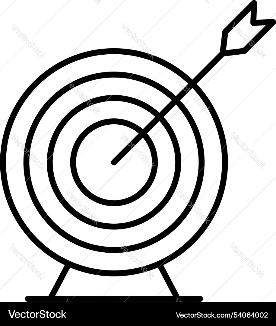 Goal line icon design Royalty Free Vector Image