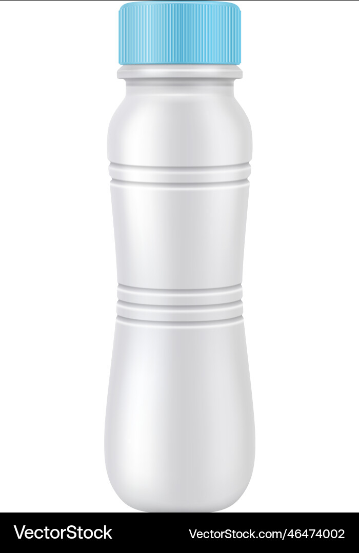 Realistic yoghurt mockup Royalty Free Vector Image