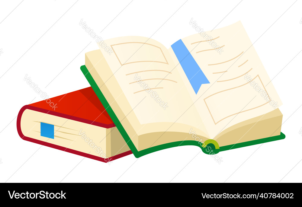 School textbooks - modern flat design style Vector Image