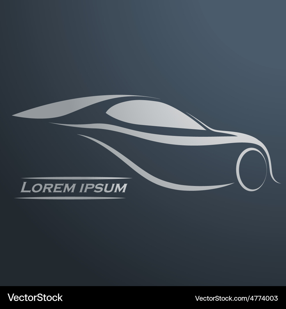 Dynamic Car Logo Royalty Free Vector Image - VectorStock