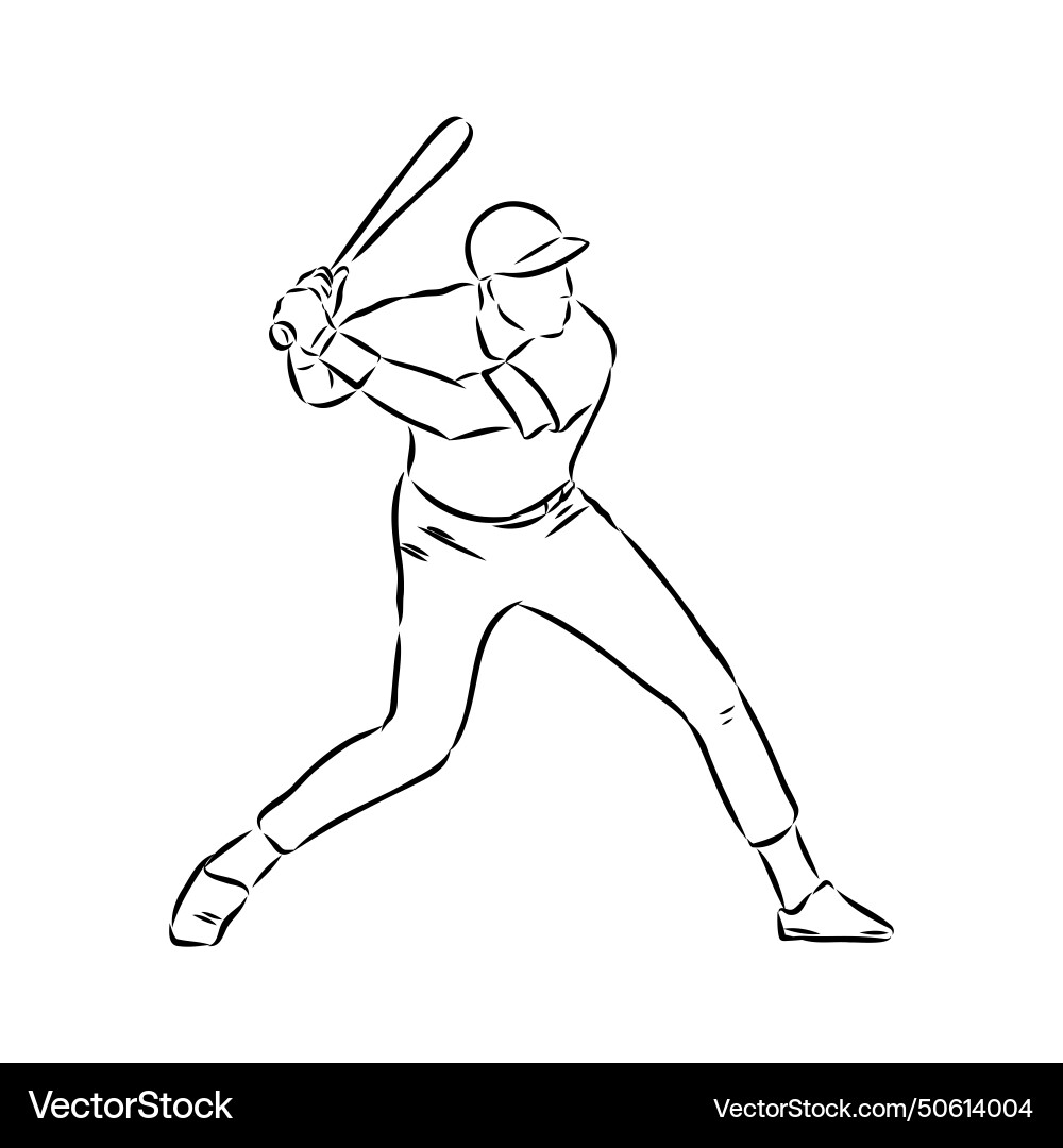 Doodle style baseball and glove in format Vector Image