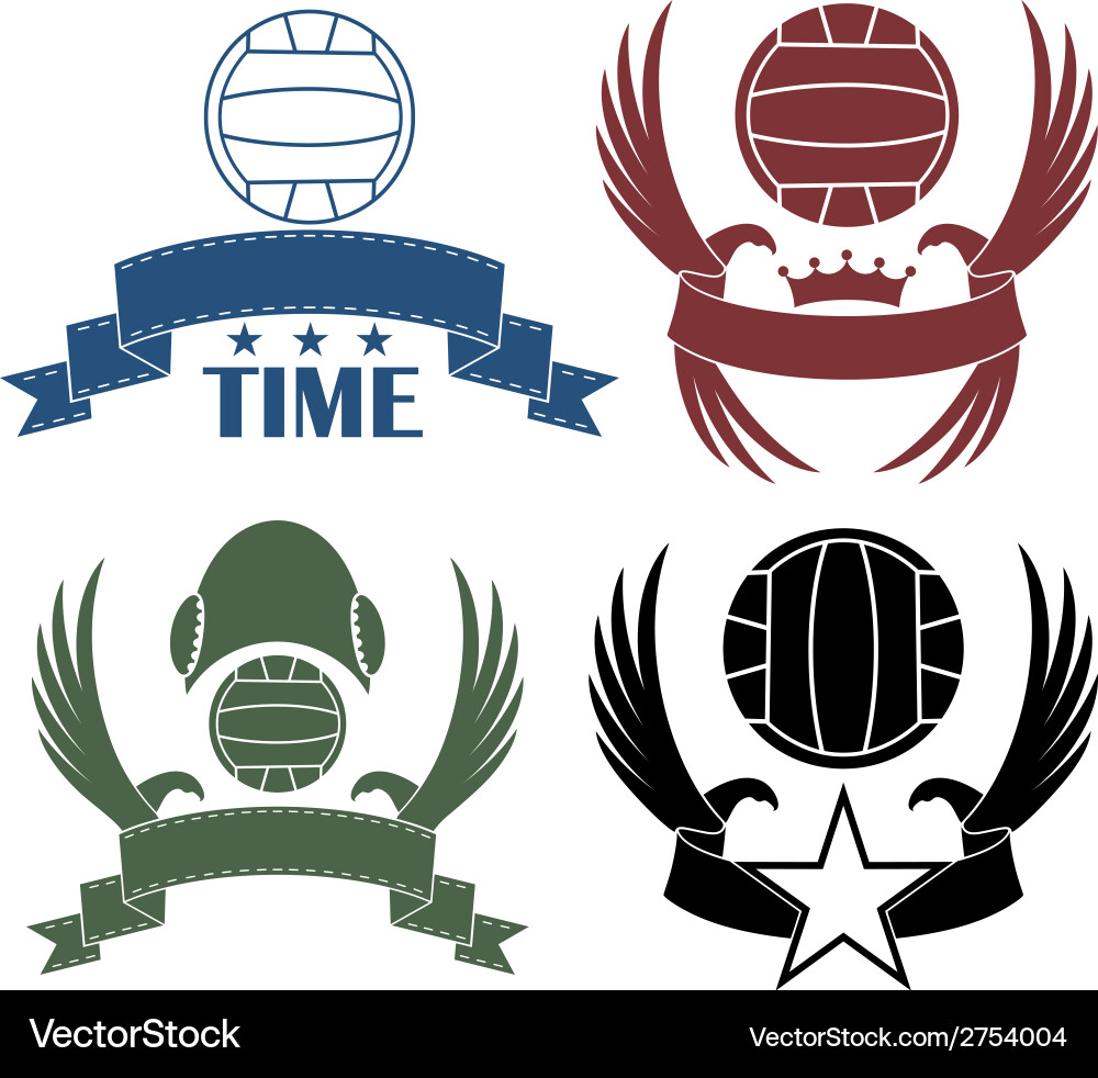 Water polo Royalty Free Vector Image - VectorStock