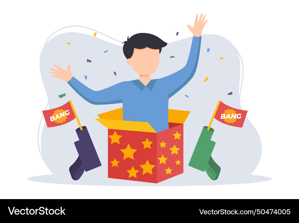 April fools flat Royalty Free Vector Image - VectorStock