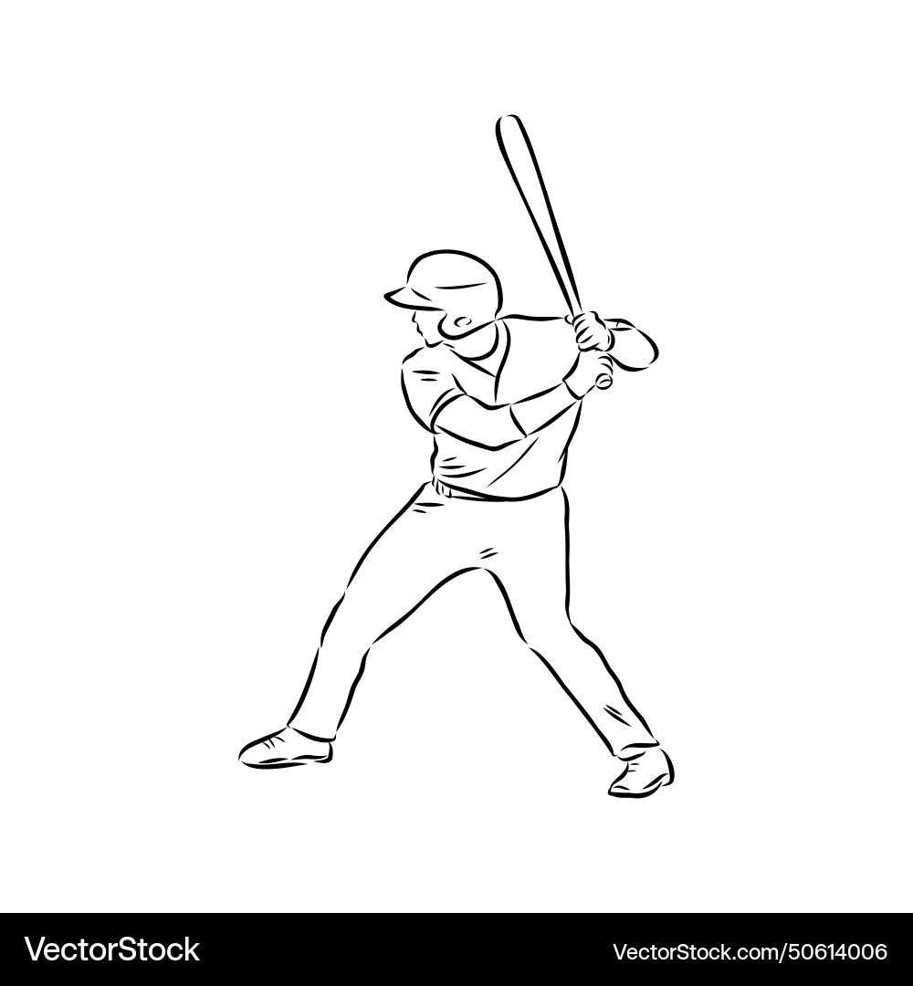 Doodle style baseball and glove in format Vector Image
