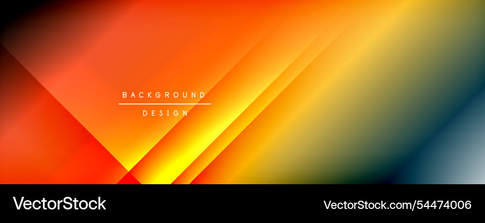 Dynamic shadow lines with gradient colors Vector Image