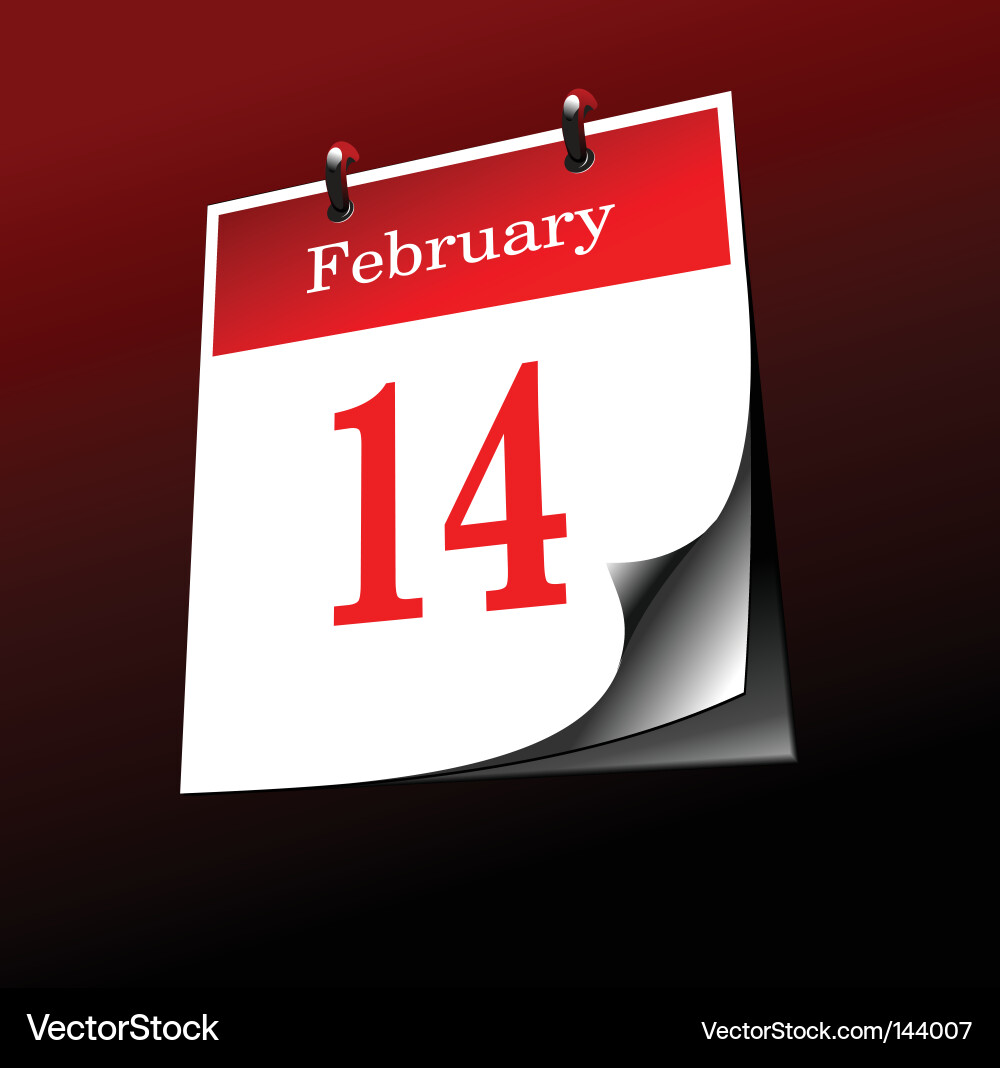Calendar page Royalty Free Vector Image - VectorStock