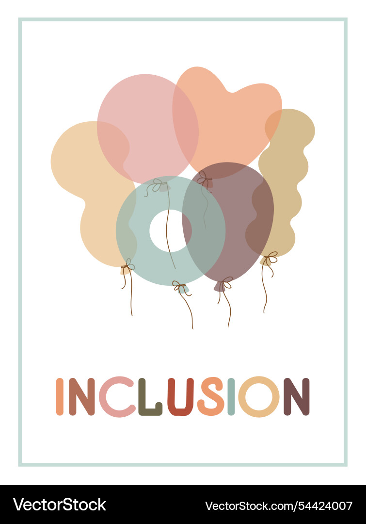 Gender banner and social equality inclusion Vector Image