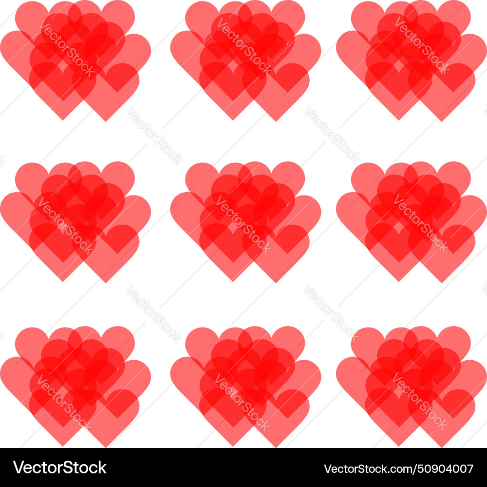 Hearts background Royalty Free Vector Image - VectorStock