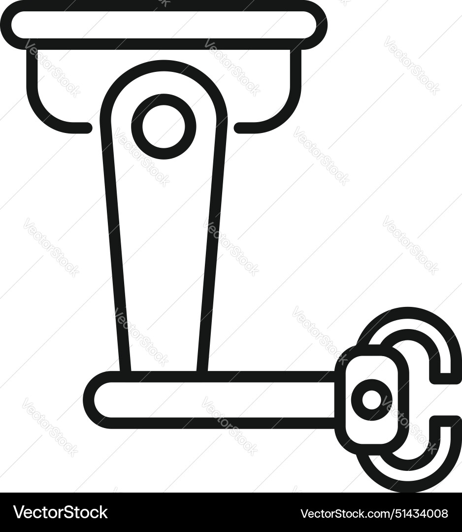 A classic column base Royalty Free Vector Image