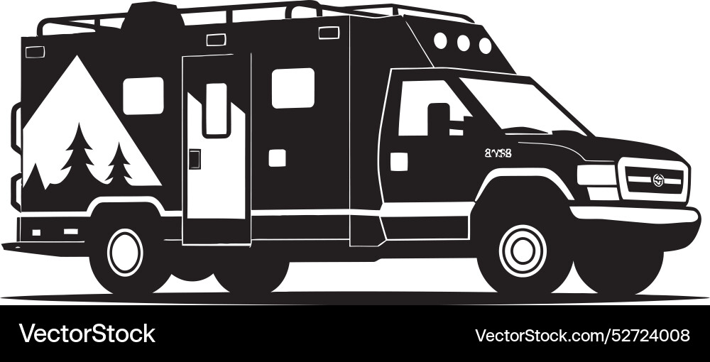 Ambulance dispatch coordinating responses Vector Image