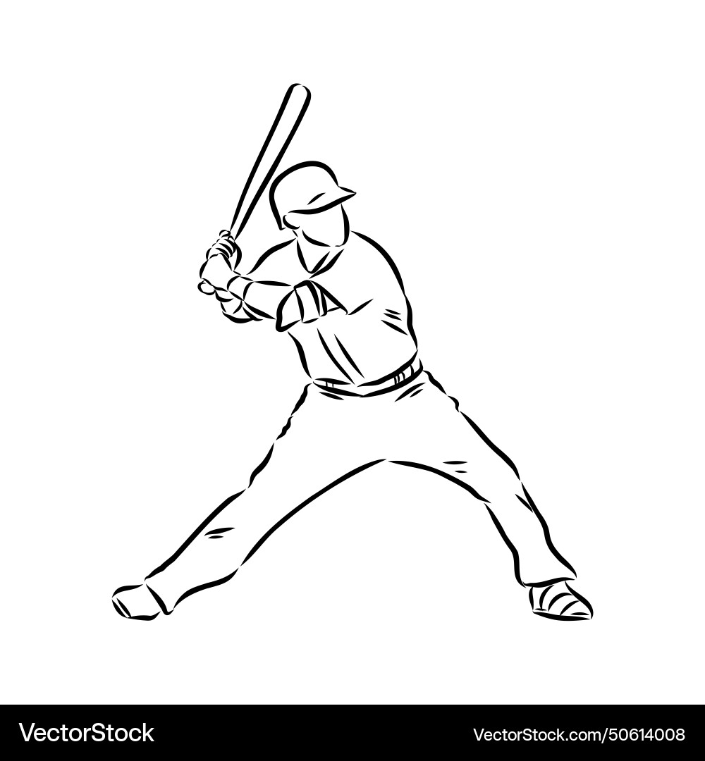 Doodle style baseball and glove in format Vector Image