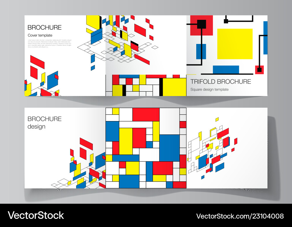 Minimal editable layout of square Royalty Free Vector Image