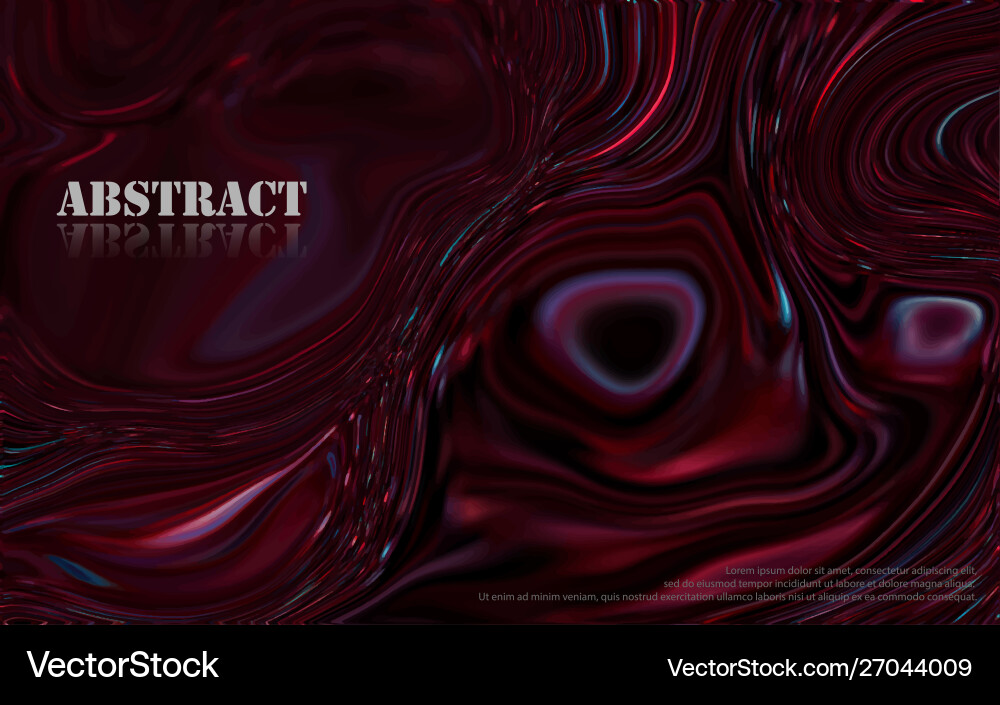 Abstract dark red mixture acrylic paints Vector Image