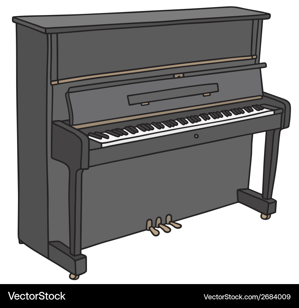 Cartoon Piano Drawing Royalty Free Vector Image