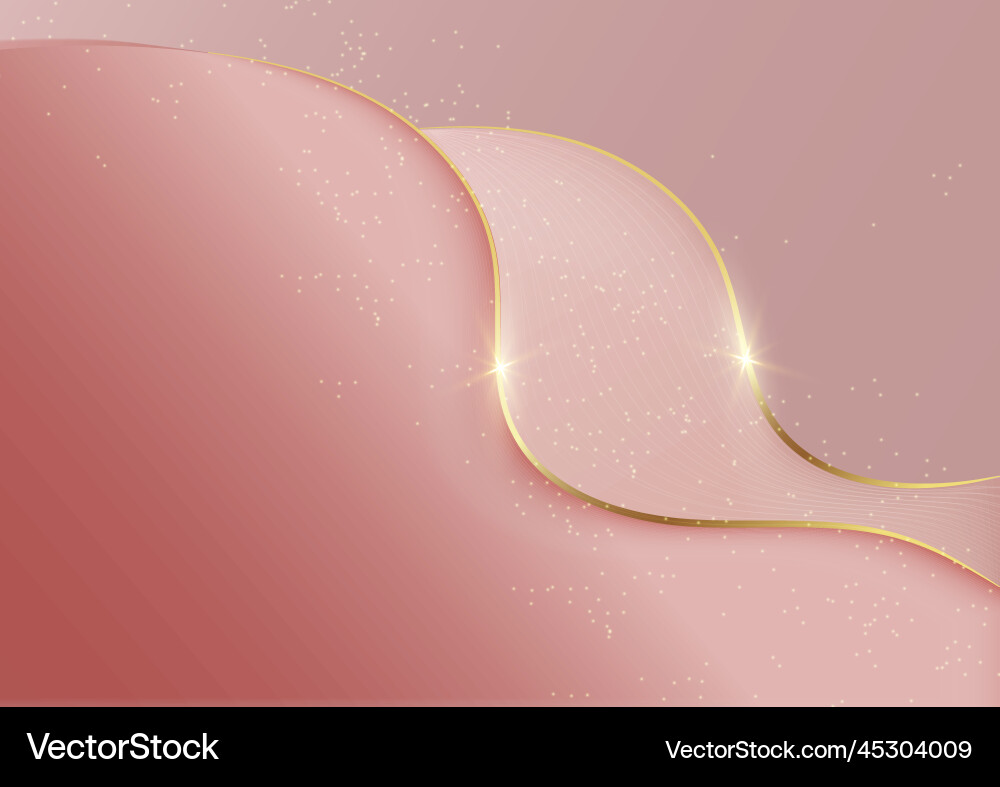 Luxury Pink Gold Gradient Background Royalty Free Vector